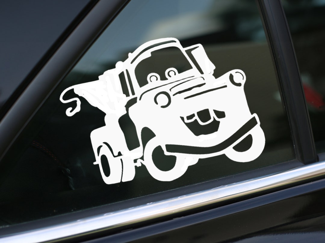 Mater Decal, Cars Decal, Car Decal, Wall Decal, Laptop Decal, Vinyl ...