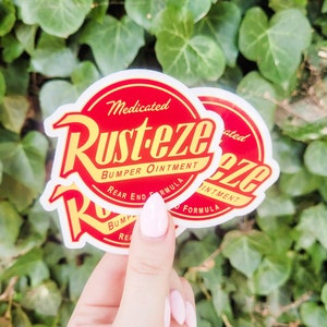 Rusteze Sticker, Sticker, Cars Sticker, Lightning Mcqueen Sticker, Gift ...