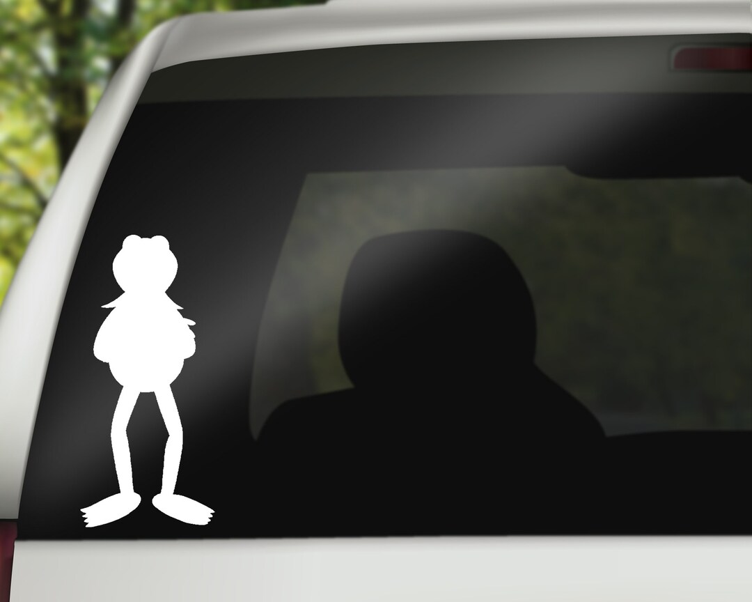 Kermit Decal, Muppets Decal, Car Decal, Wall Decal, Laptop Stickers ...