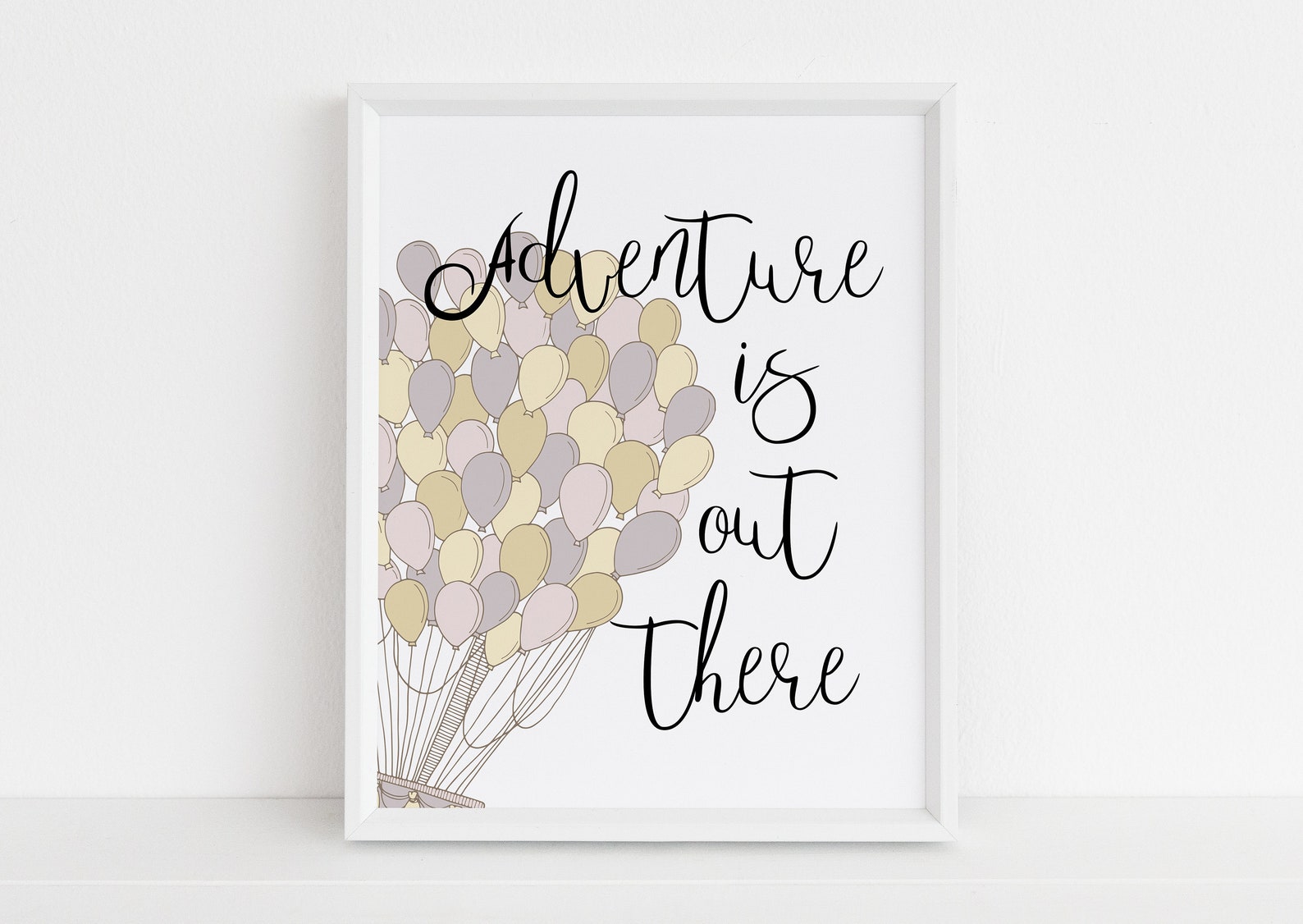 Adventure is Out There Wall Art, Wall Art, up Decor, Gifts, Home Decor ...