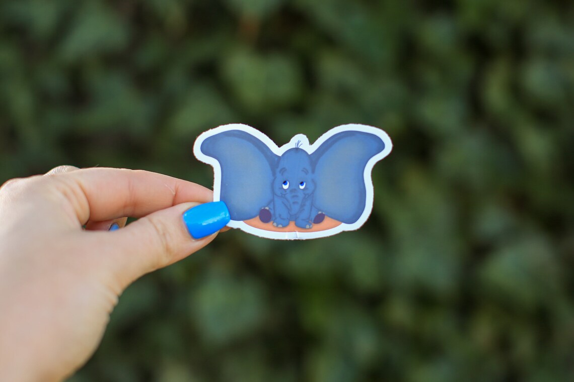 Dumbo Sticker Flying Elephant Sticker Sticker Baby Mine | Etsy