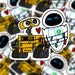 Walle and Eve Sticker Sticker Walle Sticker Gift Stickers - Etsy