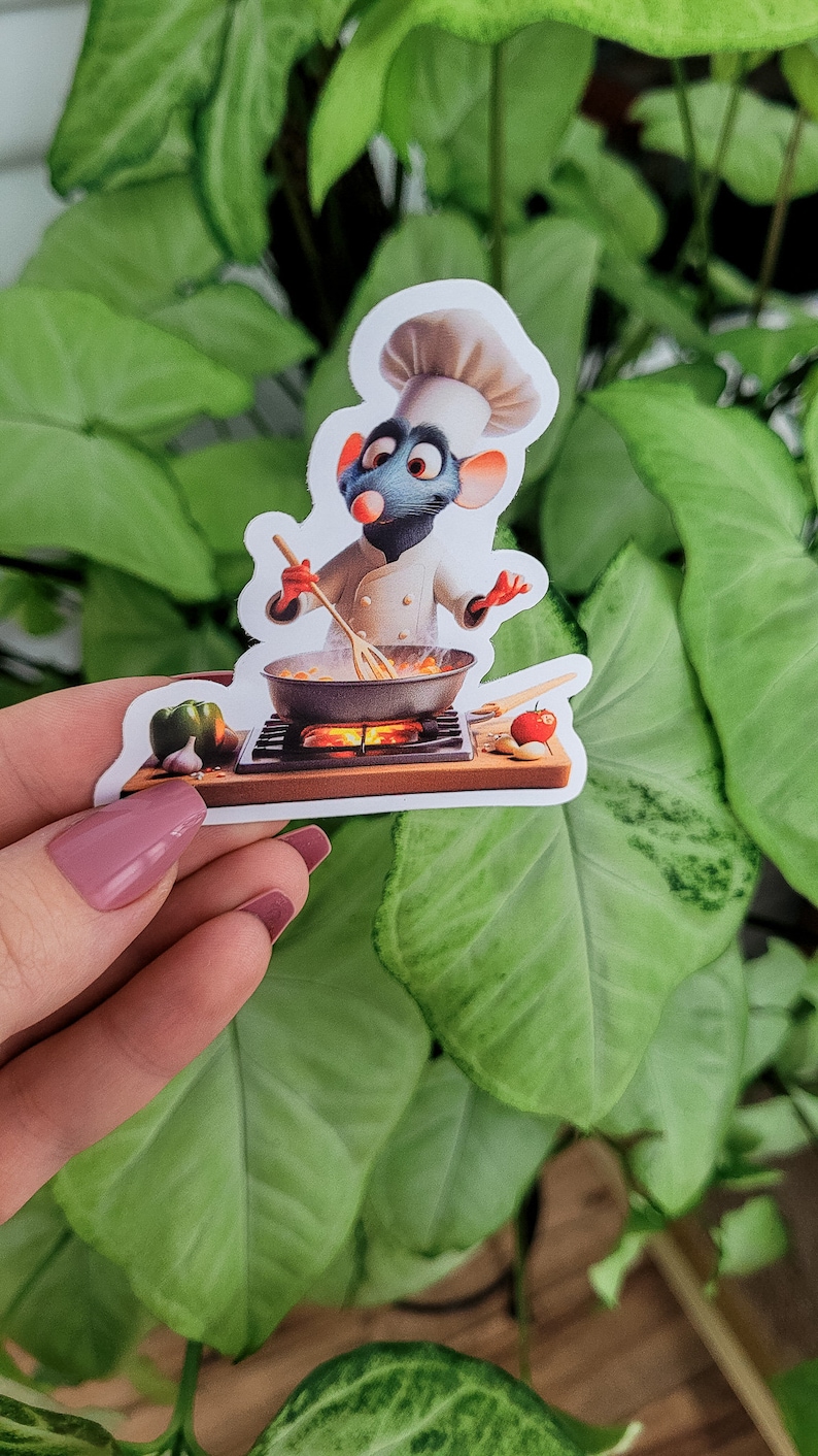 Ratatouille Sticker, Chef Remy Sticker, Gift, Stickers, Laptop Stickers ...