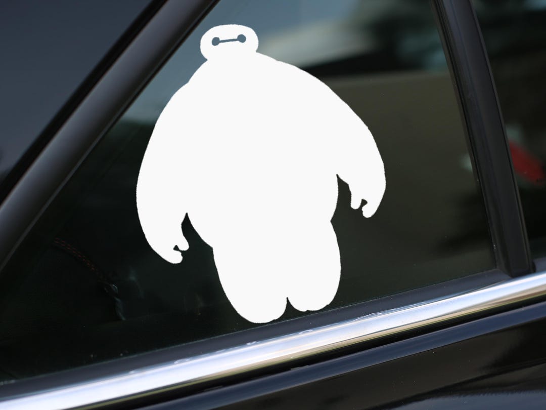 Baymax Decal, Big Hero Six Decal, Car Decal, Wall Decal, Laptop ...