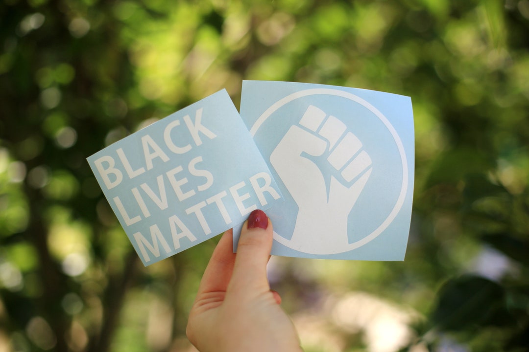 Black Lives Matter Decal, Black Power Sticker, Equality, Stop Racism ...