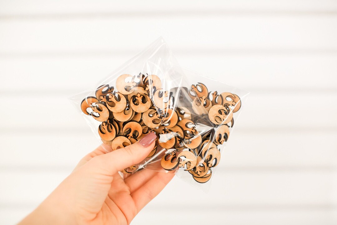 Star Wars Confetti, Rebel Aliance, Wooden Confetti, Party Confetti ...
