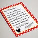 Surprise You're Going to Theme Parks Letter, From Mouse, Vacation ...