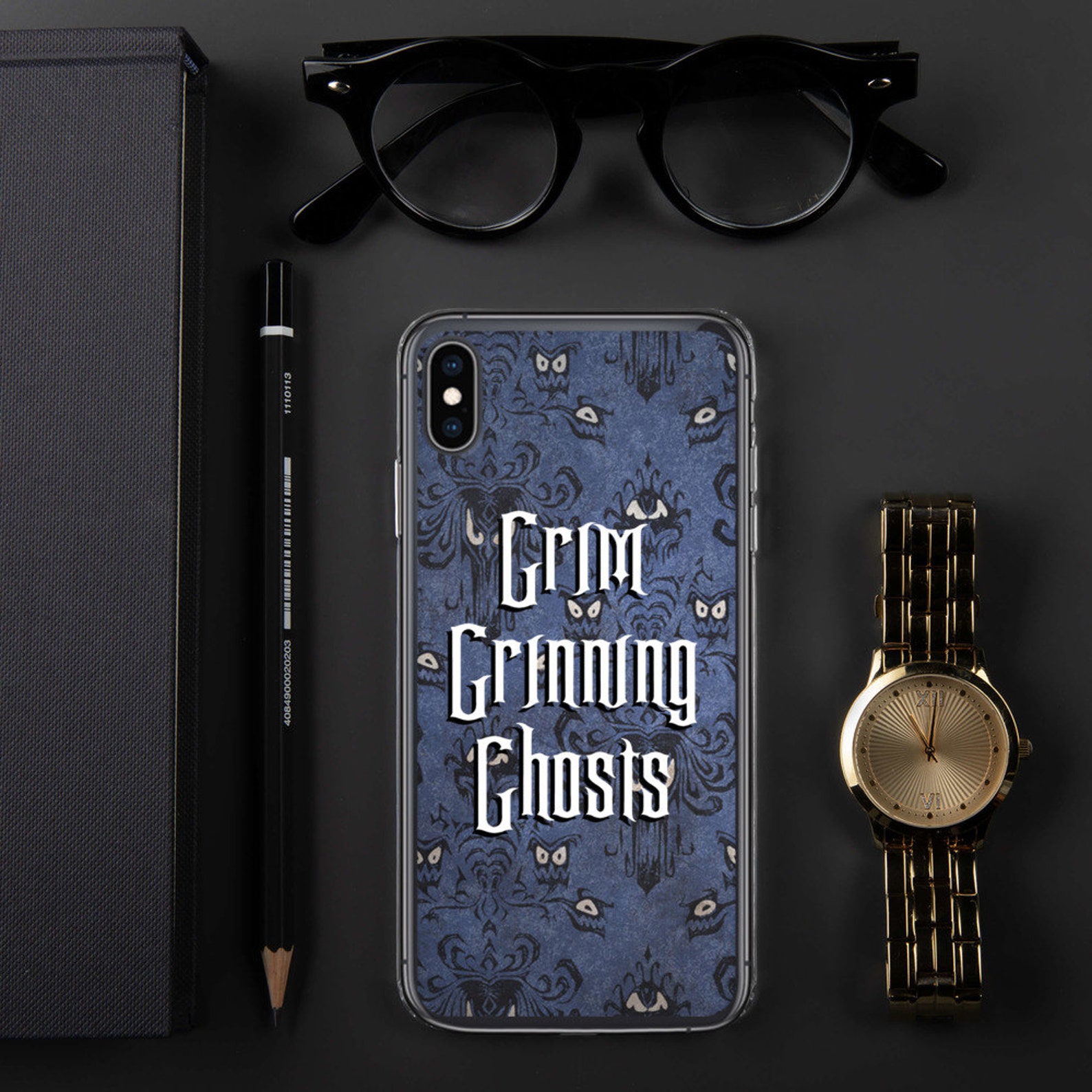Grim Grinning Ghosts Phone Case Haunted Mansion Disney Case | Etsy