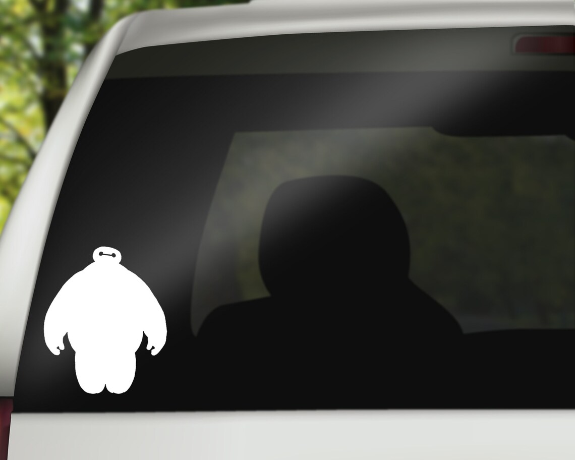 Baymax Decal Big Hero Six Decal Car Decal Wall Decal - Etsy