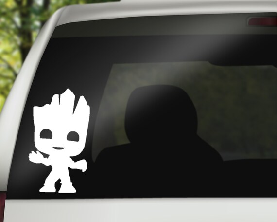 Baby Groot Decal Marvel Decal Car Decal Wall Decal Laptop | Etsy