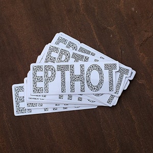 Epthot Sticker, Adult Epcot Sticker, Spaceship Earth, Gift, Stickers ...