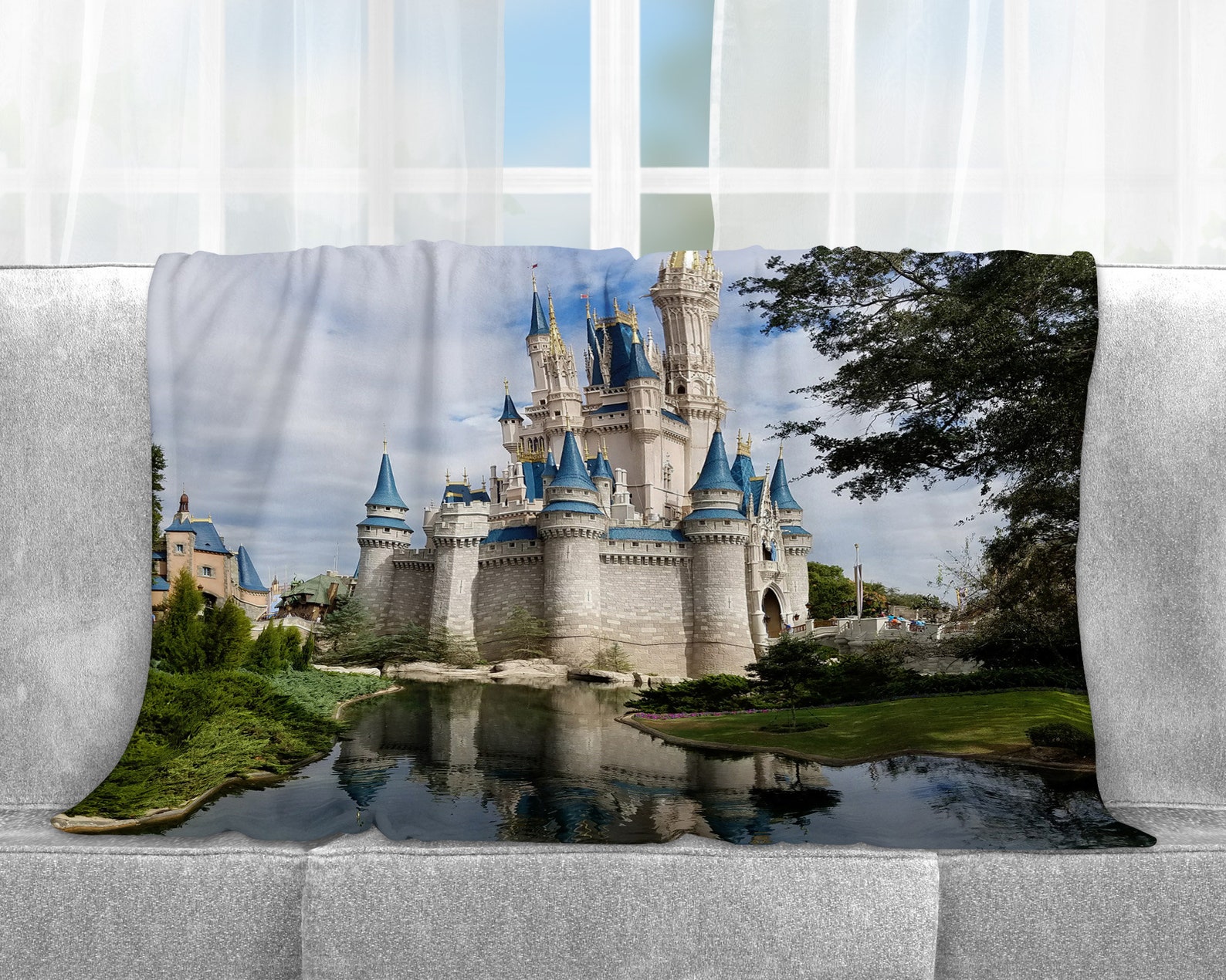 Castle Blanket, Blanket, Throw Blanket, Home Decor, Gift, Fleece ...