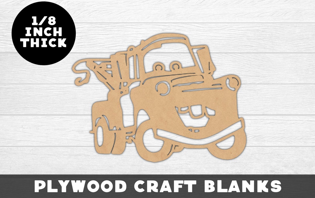 Mater Wood Shape, Cars, Unfinished Wood, Craft Wood, Wood Cutout, Laser ...