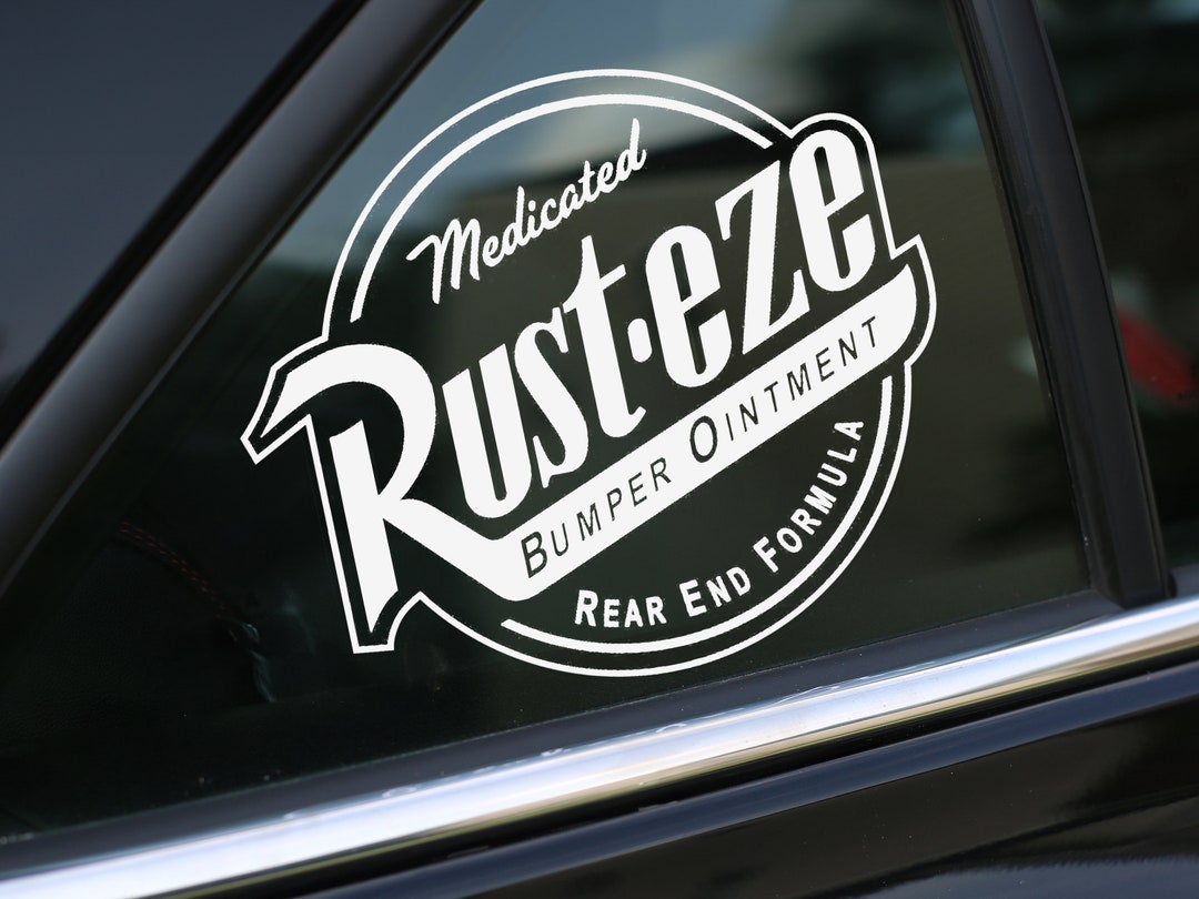 Rusteze Decal, Cars Decal, Mater, Car Decal, Wall Decal, Laptop Decal ...