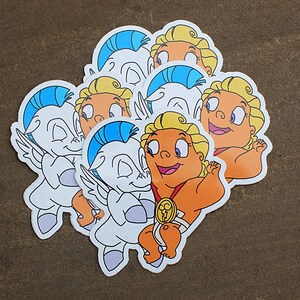 Hercules Sticker, Sticker, Baby Hercules, Baby Pegasus Sticker, Gift ...