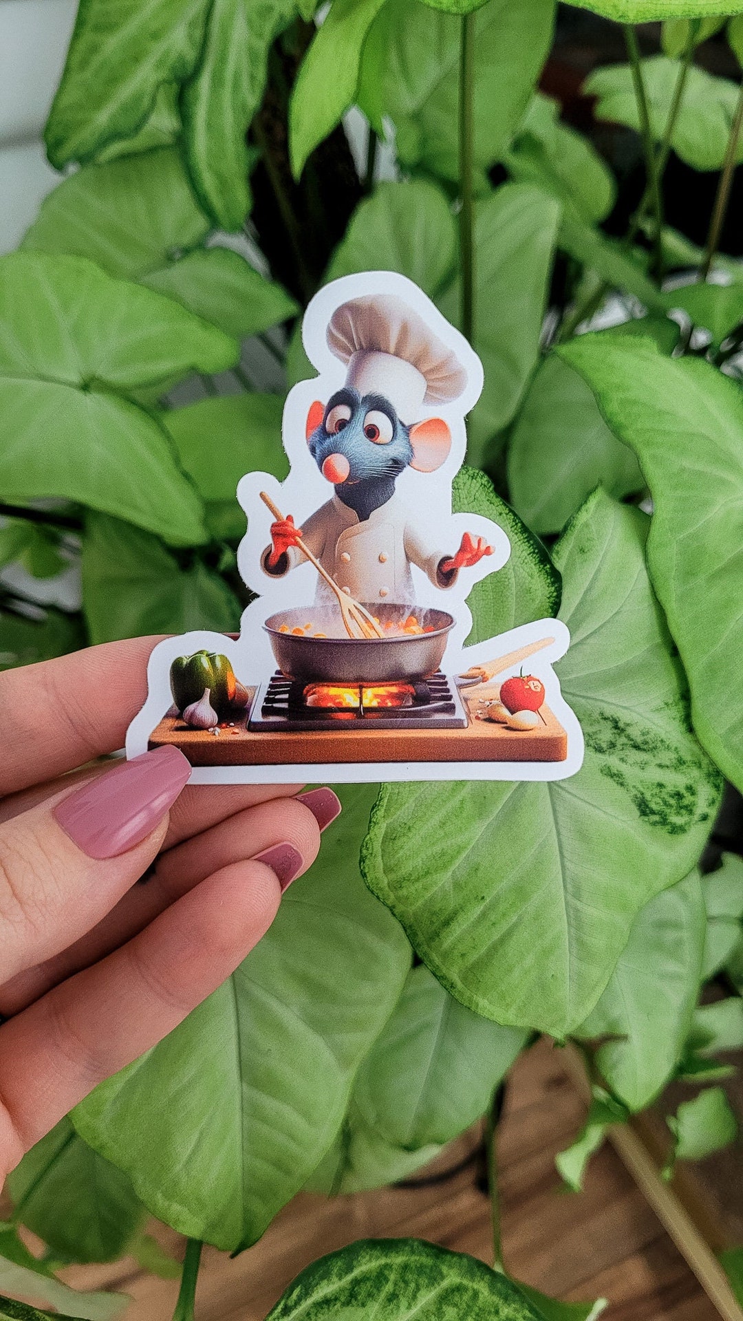 Ratatouille Sticker, Chef Remy Sticker, Gift, Stickers, Laptop Stickers ...
