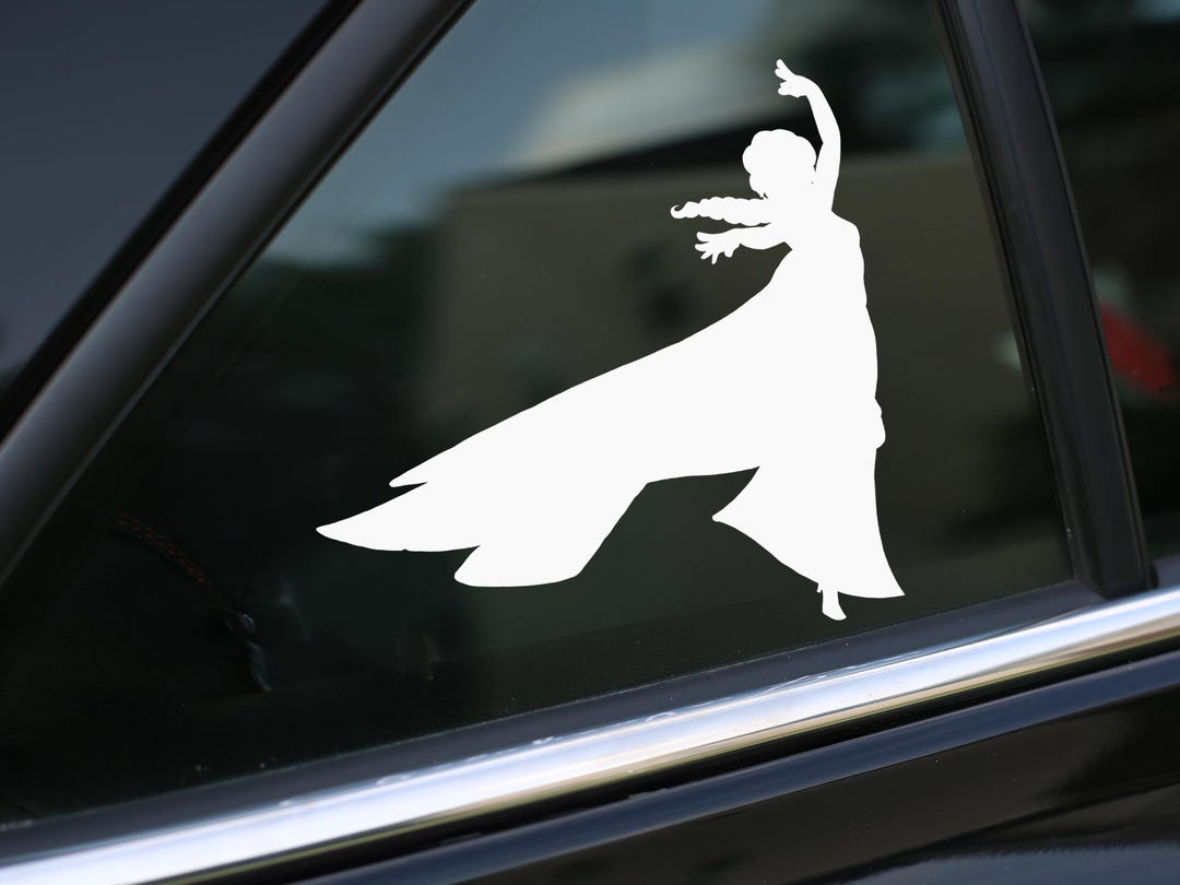 Elsa Decal, Frozen Decal, Car Decal, Wall Decal, Laptop Stickers, Vinyl ...