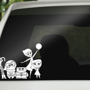 Inside Out Decal, Emotions Decal, Car Decal, Wall Decal, Laptop ...