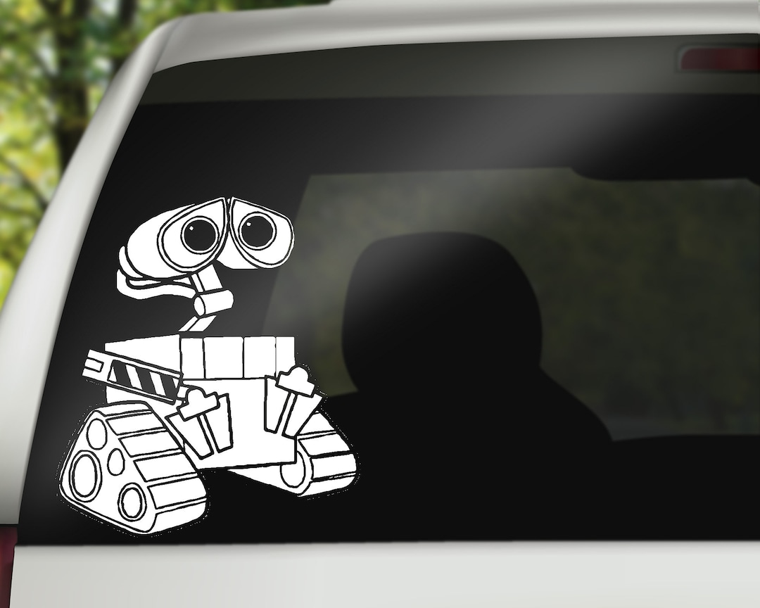 Wall-e Decal, Pixar Decal, Car Decal, Wall Decal, Laptop Stickers ...