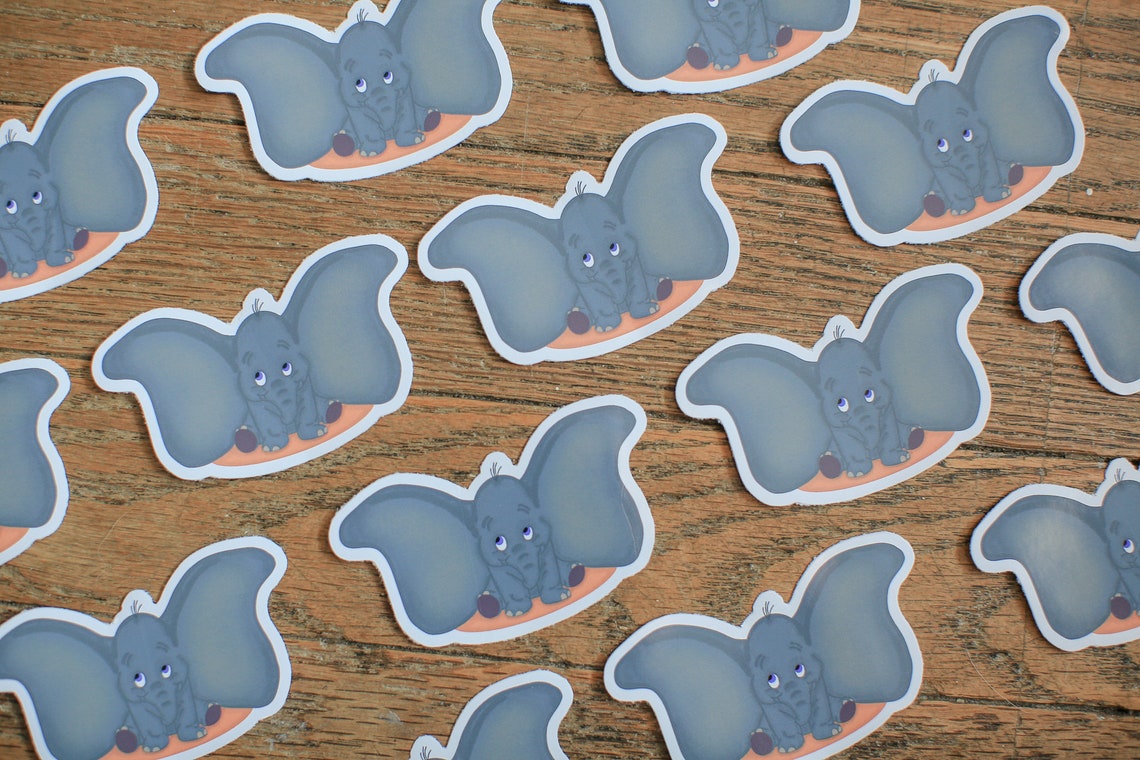 Dumbo Sticker Flying Elephant Sticker Sticker Baby Mine | Etsy