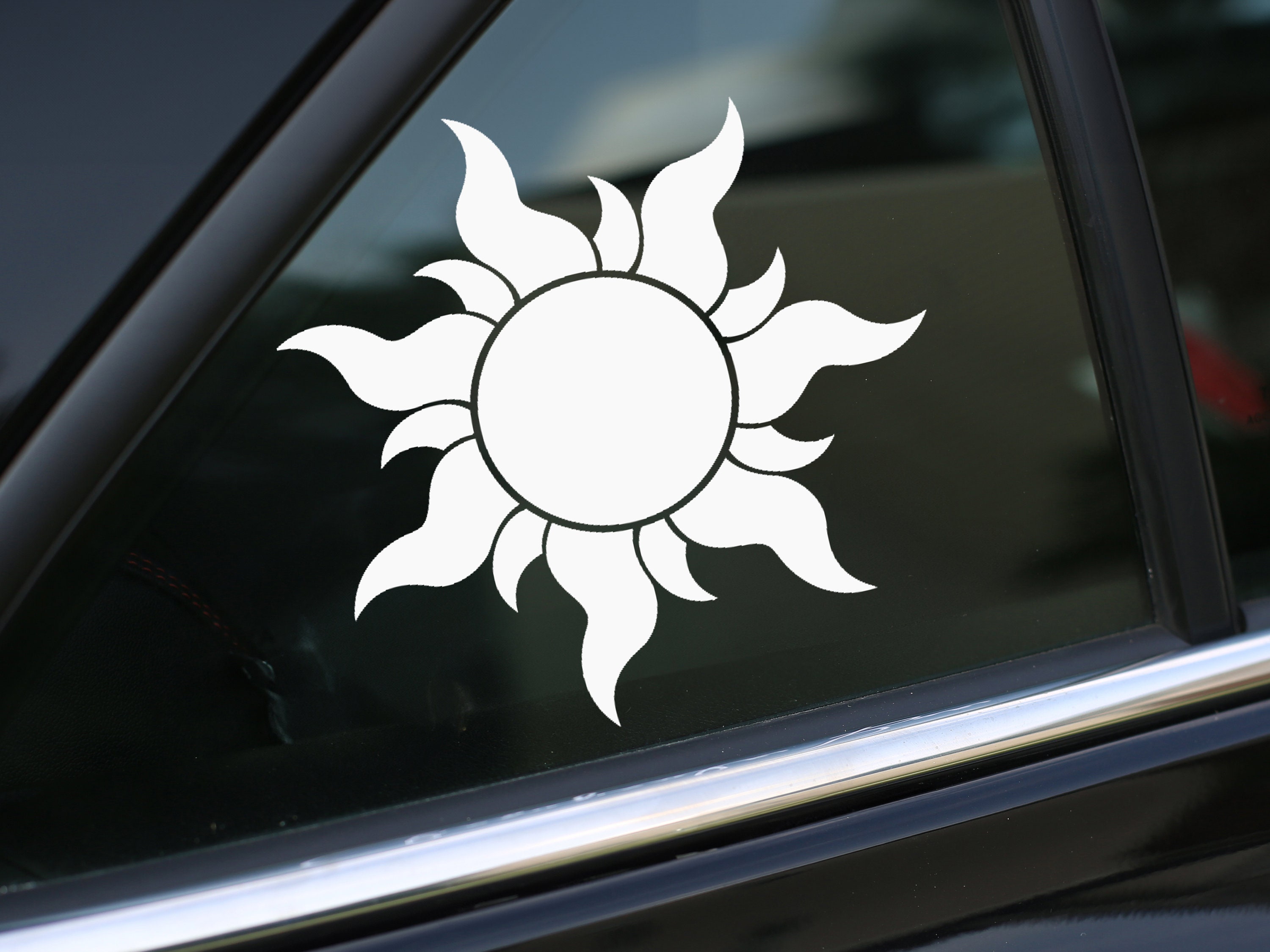 Tangled Sun Decal, Car Decal, Wall Decal, Laptop Stickers, Vinyl Decal ...