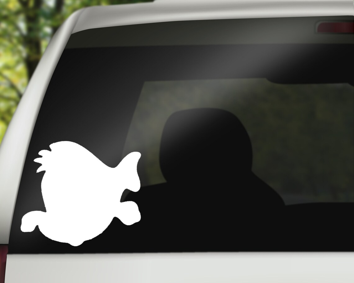 Flounder Decal, Little Mermaid Decal, Car Decal, Wall Decal, Laptop ...