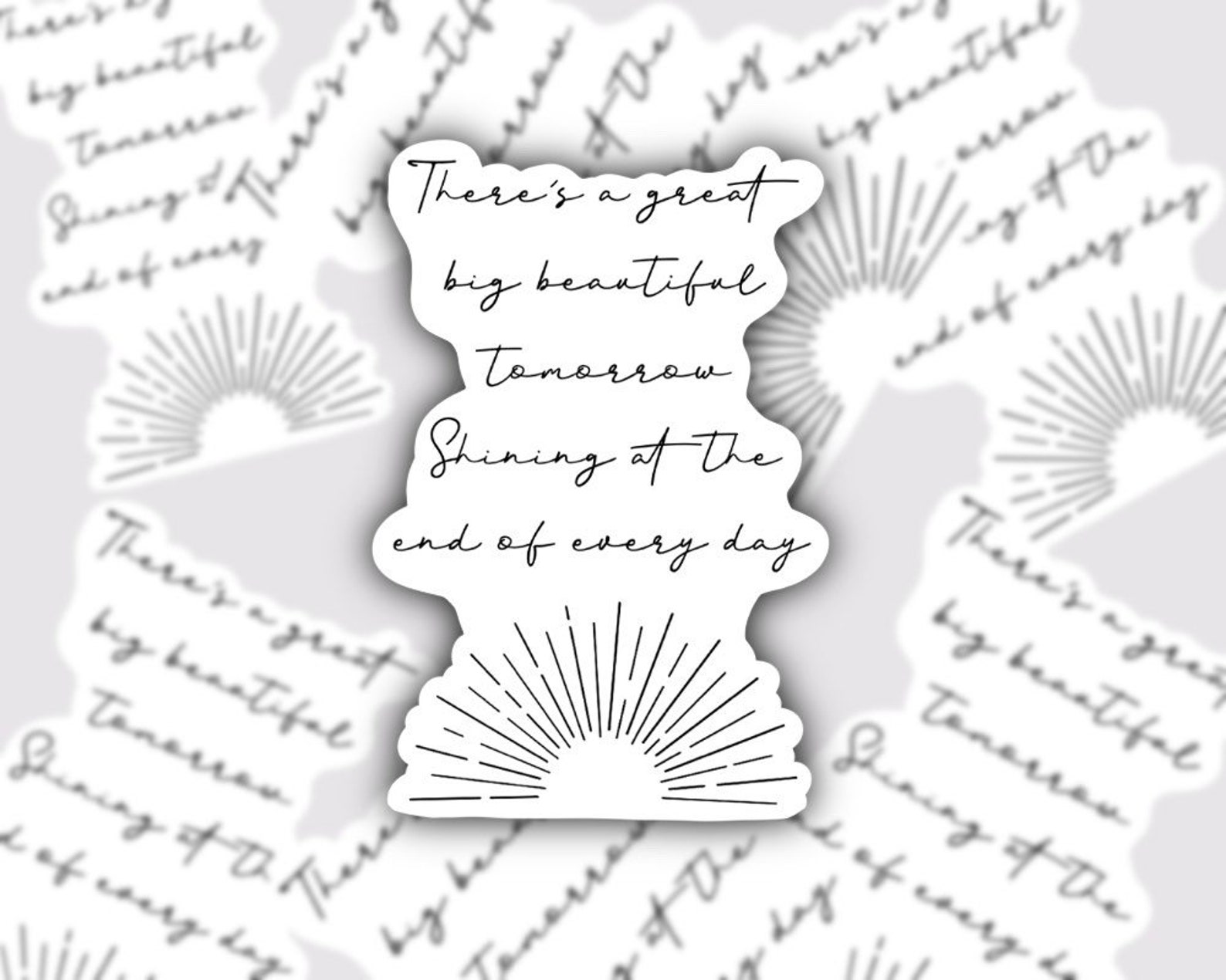 Carousel of Progress Sticker Sticker Great Big Beautiful | Etsy