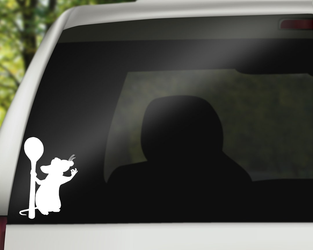 Ratatouille Decal, Remy Decal, Car Decal, Wall Decal, Laptop Stickers ...