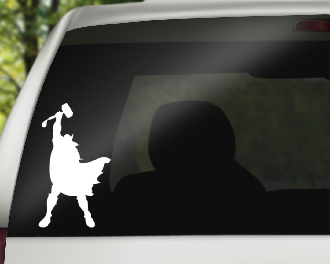 Thor Decal, Marvel Decal, Avengers Decal for Car, Wall Decal, Laptop ...