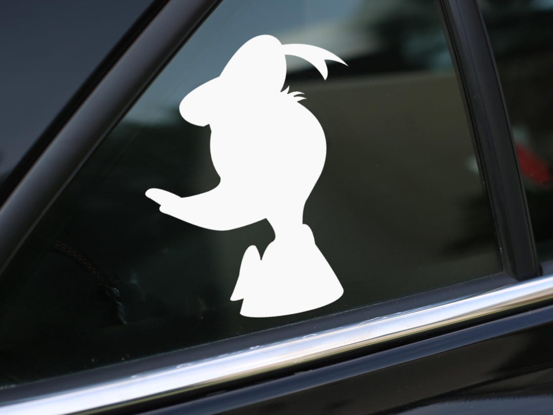 Donald Duck Decal, Fab Five Decal, Car Decal, Wall Decal, Laptop ...