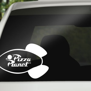 Pizza Planet Decal, Toy Story Decal, Car Decal, Wall Decal, Laptop ...