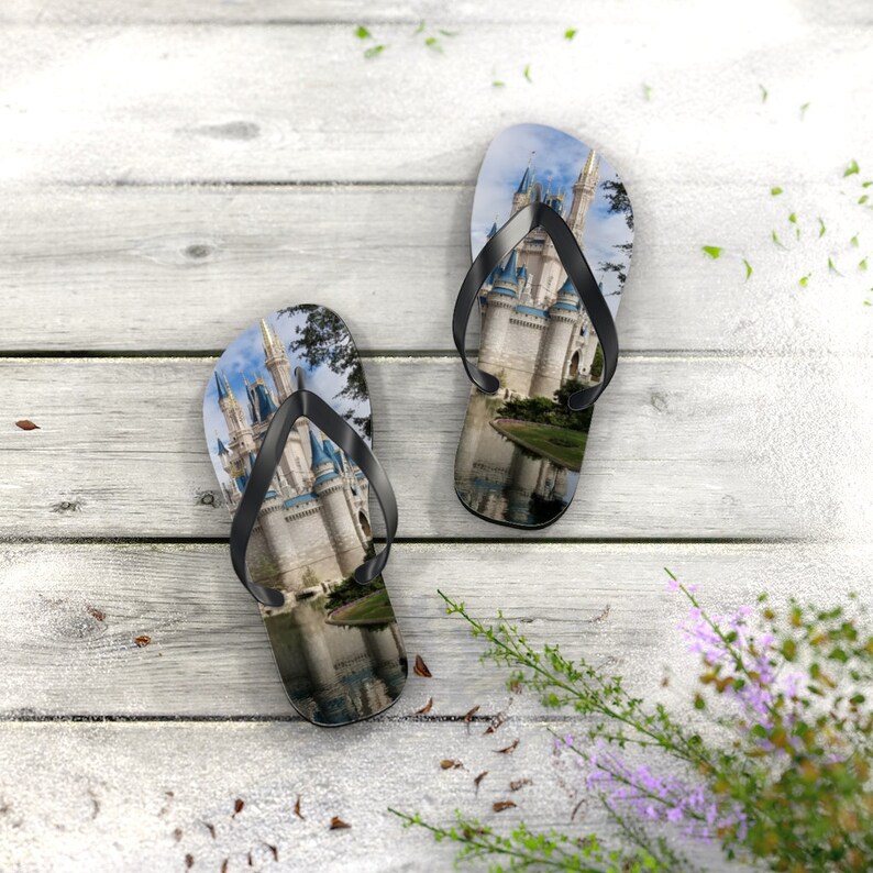 Cinderellas Castle Flip Flops, Castle, Magic Kingdom, Shoes, Sandals ...