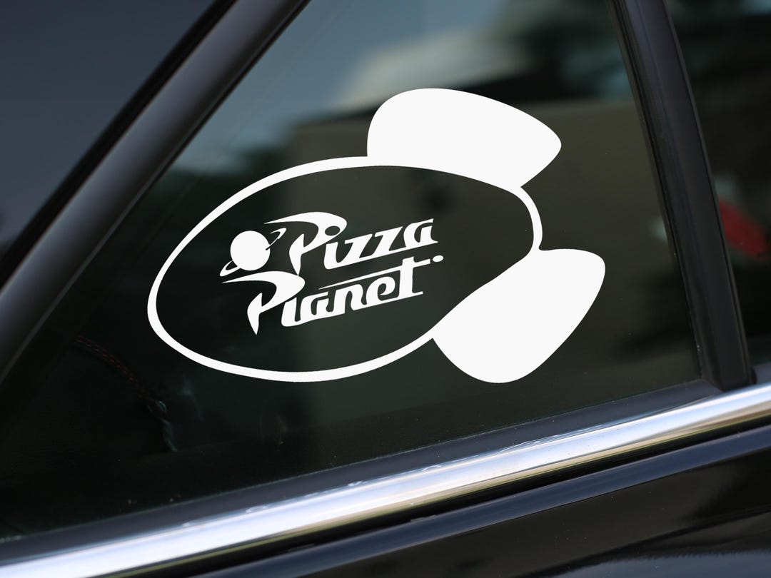 Pizza Planet Decal, Toy Story Decal, Car Decal, Wall Decal, Laptop ...