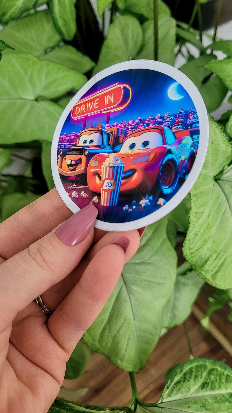 Cars Sticker, Lightning Mcqueen Sticker, Mater Sticker, Gift, Stickers ...