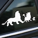 Lion King Decal, Car Decal, Wall Decal, Laptop Stickers, Vinyl Decal ...