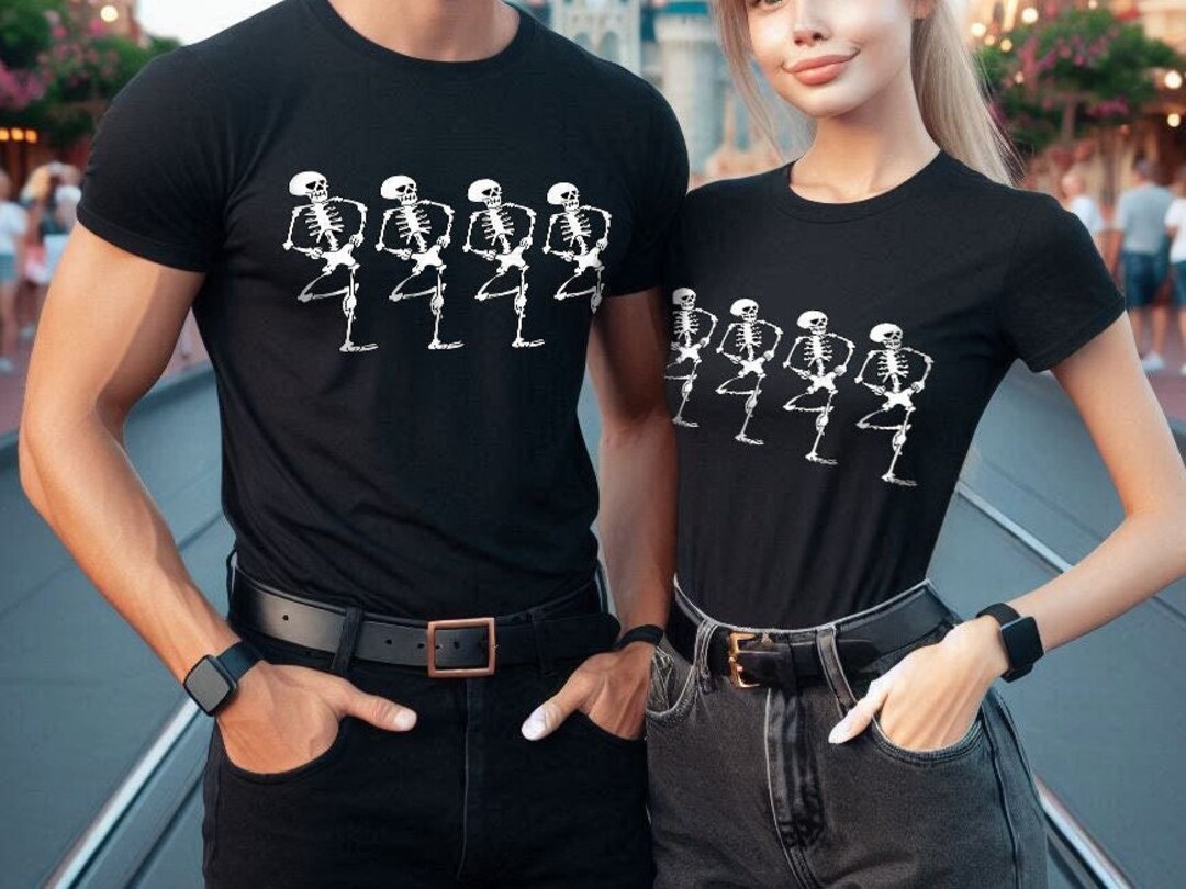 Skeleton Shirt, Halloween Shirt, Skeleton Dance Tee, Halloween, Gift ...