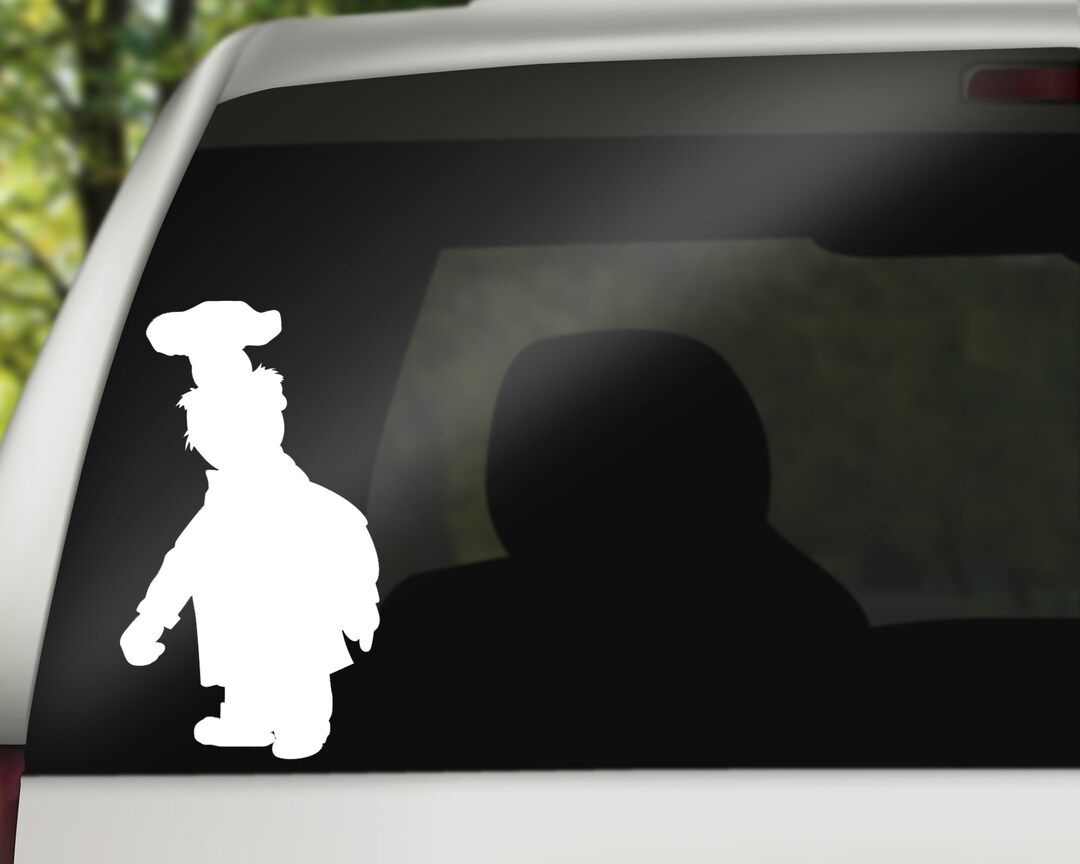 Swedish Chef Decal, Muppets Decal, Car Decal, Wall Decal, Laptop ...