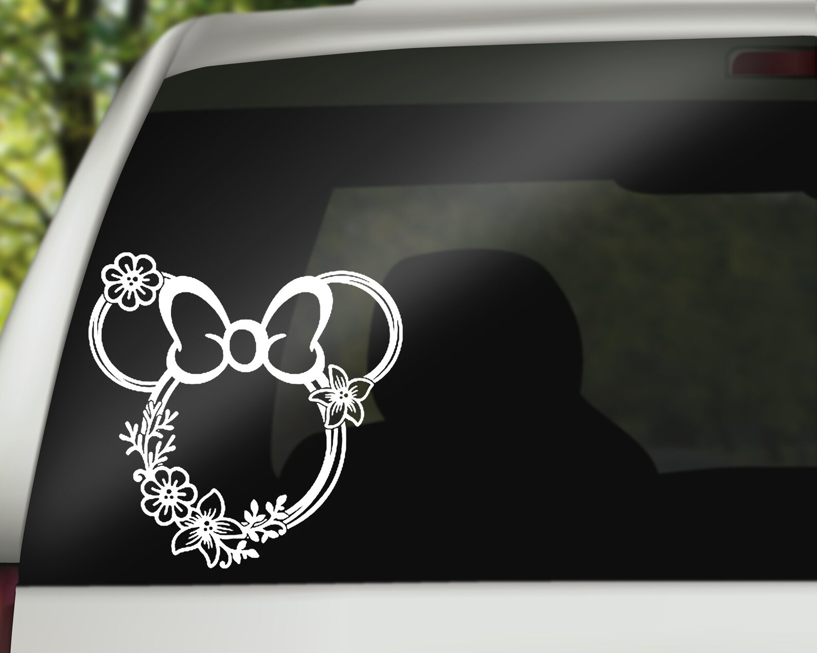 Minnie Mouse Decal, Car Decal, Wall Decal, Laptop Stickers, Vinyl Decal ...