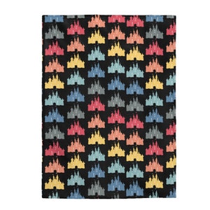 Castle Blanket, Blanket, Throw Blanket, Home Decor, Gift, Fleece ...