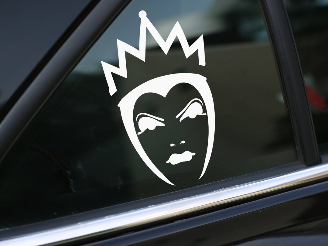 Evil Queen Decal Villain Decal, Car Decal, Wall Decal, Laptop Stickers ...