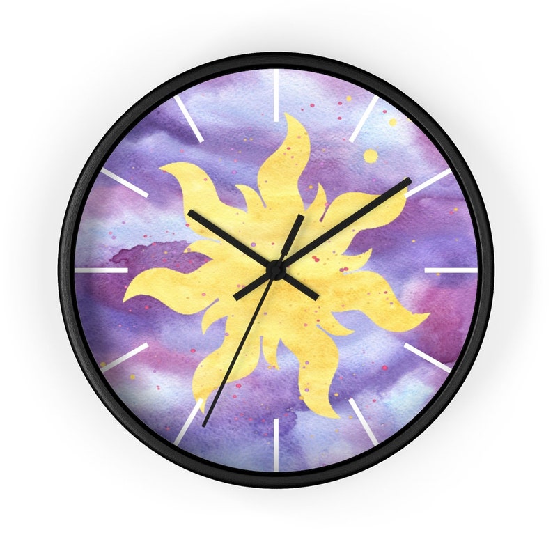 Tangled Wall Clock, Home Decor, Gift, Wall Clock, Clock, Wall Decor ...