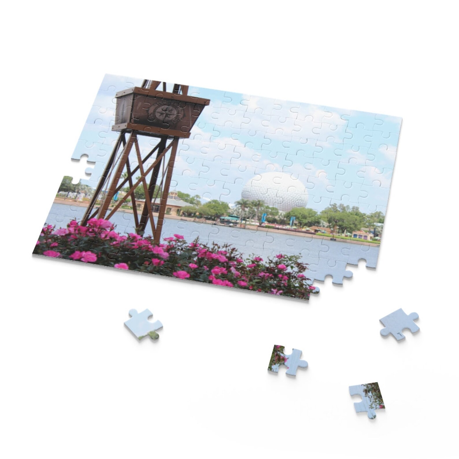 Epcot Puzzle, Spaceship Earth Puzzle, Things to Do, at Home, Gift for ...