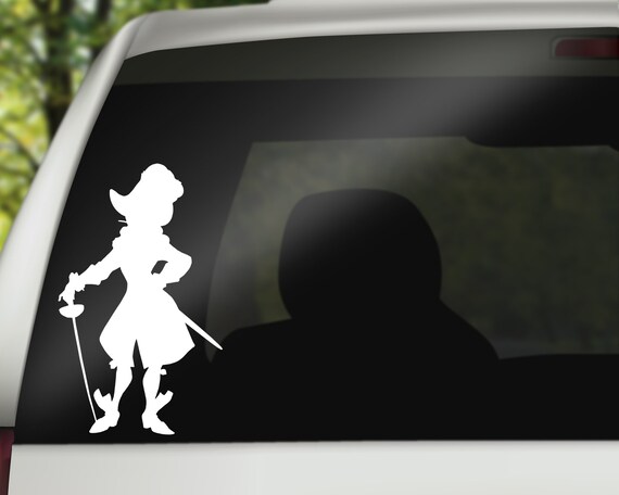 Captain Hook Decal Peter Pan Villain for Car Wall Decal | Etsy