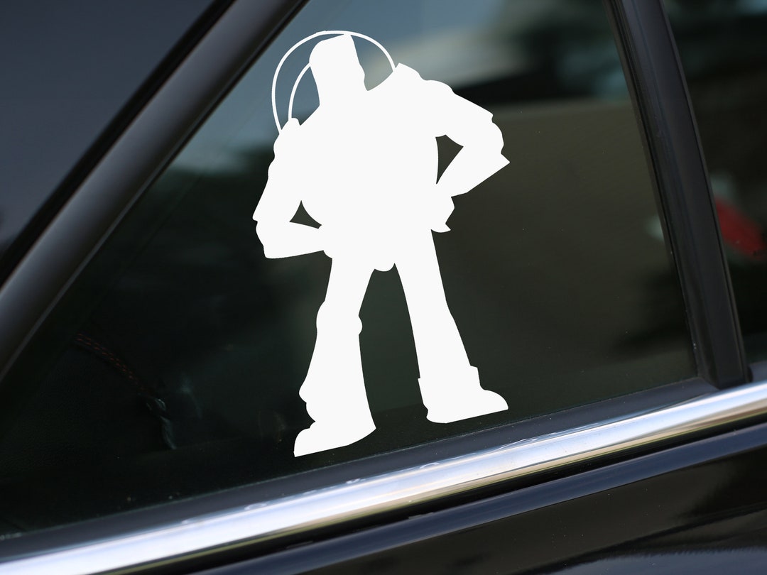 Buzz Lightyear Decal, Toy Story Decal, Car Decal, Wall Decal, Laptop ...