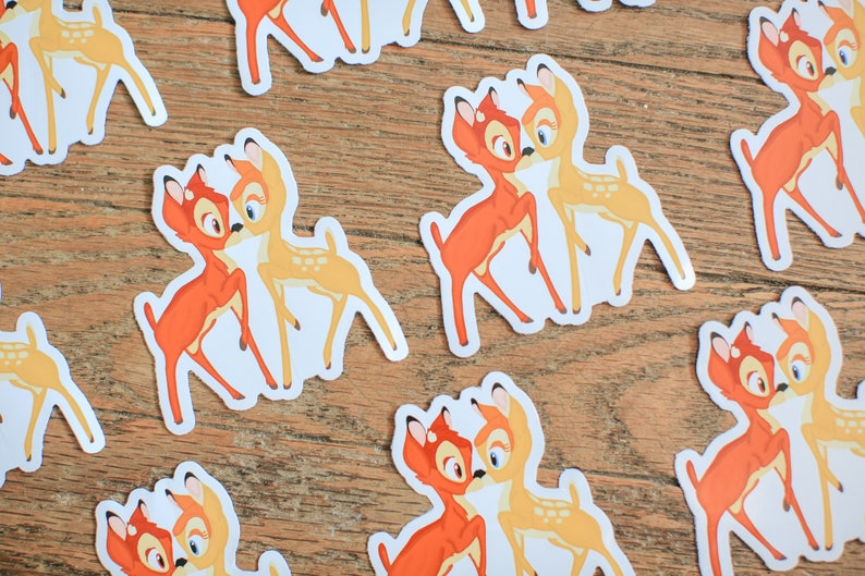 Bambi Sticker Sticker Bambi and Feline Sticker Gift - Etsy