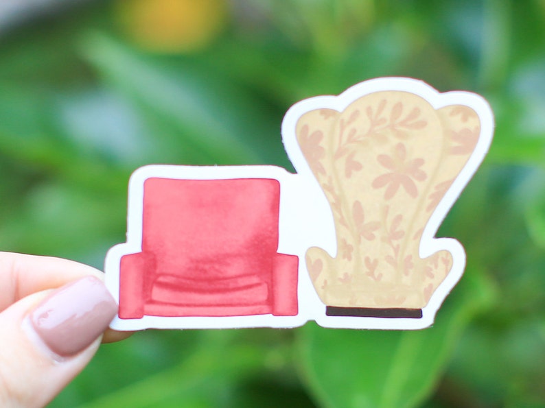 Carl and Ellie Chairs Sticker Sticker up Sticker Gift | Etsy