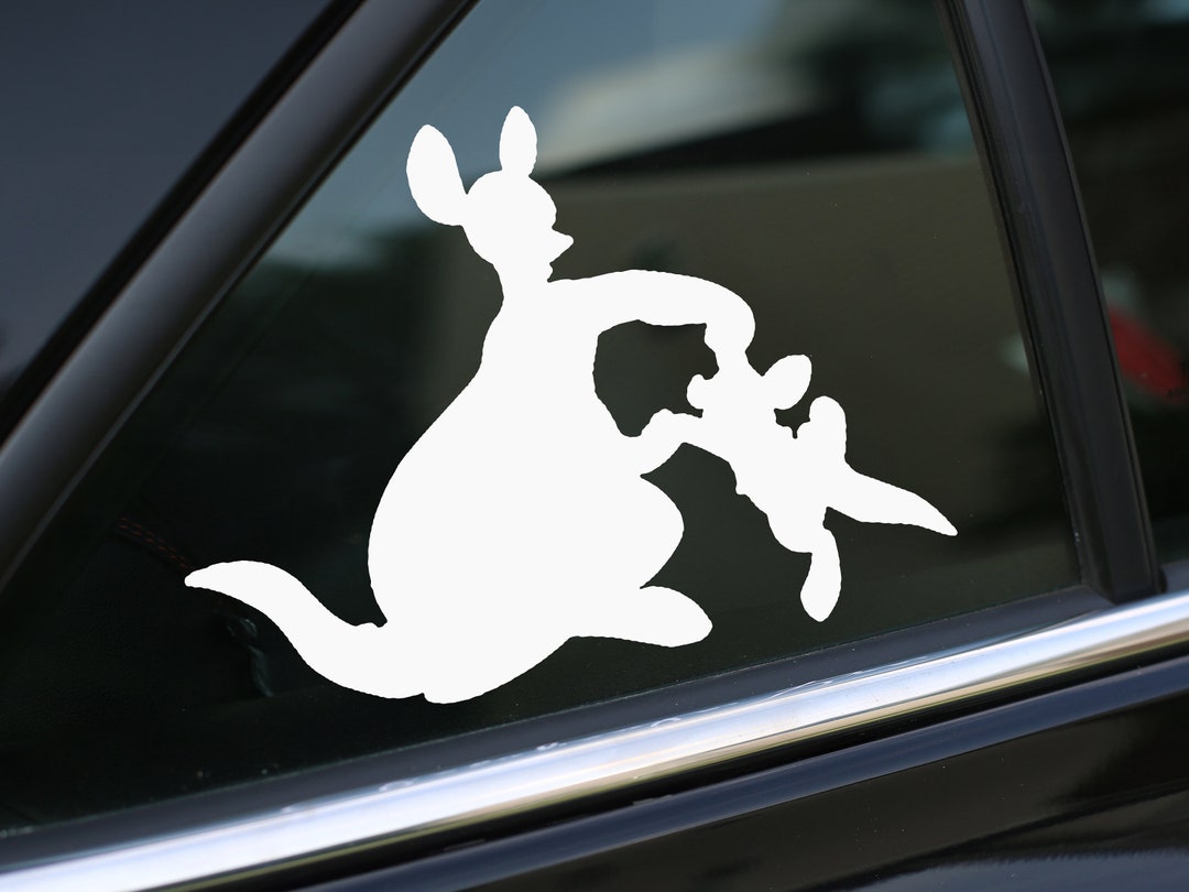 Kanga and Roo Decal, Winnie the Pooh Decal, Car Decal, Wall Decal ...