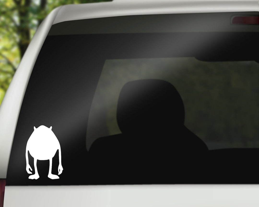 Mike Wazowski Decal, Monsters Inc Decal, Car Decal, Wall Decal, Laptop ...