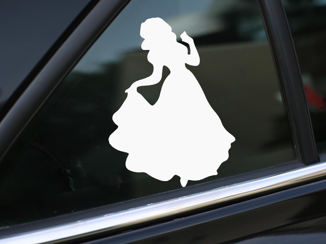 Snow White Decal Princess Decal, Car Decal, Wall Decal, Laptop Stickers ...
