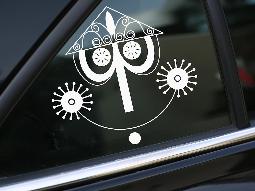 Small World Clock Decal, Magic Kingdom, Car Decal, Wall Decal, Laptop ...